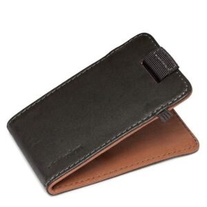 Distil Union Wally Micro - Slim Reversible Card Sleeve with Pull-Tab Access, 10 Card Capacity, RFID Blocking - Genuine Full Grain Leather Wallet