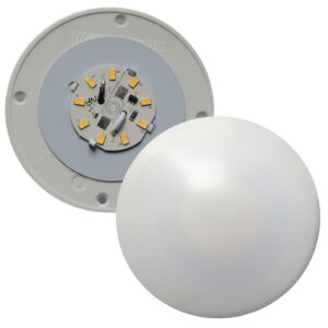 fasteners unlimited 001-1050 surface mount round led ceiling light - no switch, 4.5" diameter x 0.75" height