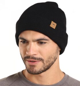 tough headwear merino wool beanie for men - womens wool hat - beanie hats - tobboggan hat - mens winter hat for the cold