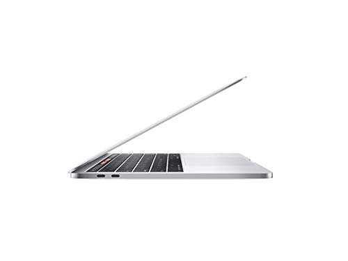 Apple MacBook Pro with Touch Bar (Mid 2017), 13.3in 227ppi Retina Display, Intel Core i5-7267U Dual-Core 3.1GHz, 512GB, 8GB DDR3, 802.11ac, Bluetooth, macOS 10.12.5 Sierra - Silver (Renewed)