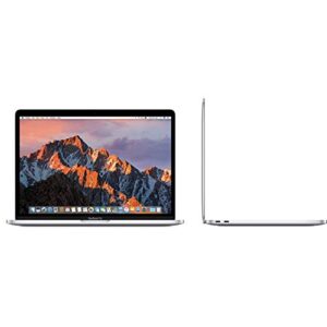 Apple MacBook Pro with Touch Bar (Mid 2017), 13.3in 227ppi Retina Display, Intel Core i5-7267U Dual-Core 3.1GHz, 512GB, 8GB DDR3, 802.11ac, Bluetooth, macOS 10.12.5 Sierra - Silver (Renewed)