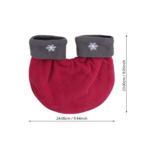 Couple Lovers Winter Thicken Warm Glove Sweethearts Christmas Couples Mittens 3pcs Gloves, Red, Medium