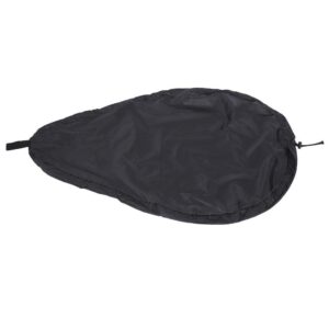 Vbestlife Universal Kayak Cockpit Drape Adjustable Waterproof Seal Cockpit Cover Fit Blocking Kayak Canoe Cockpit Cover Protector Black (M)