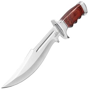 united cutlery gil hibben legionnaire bowie knife ii with leather belt sheath