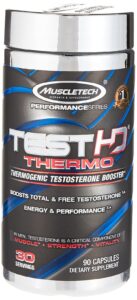 muscletech mt performance series test hd thermo, 90 count