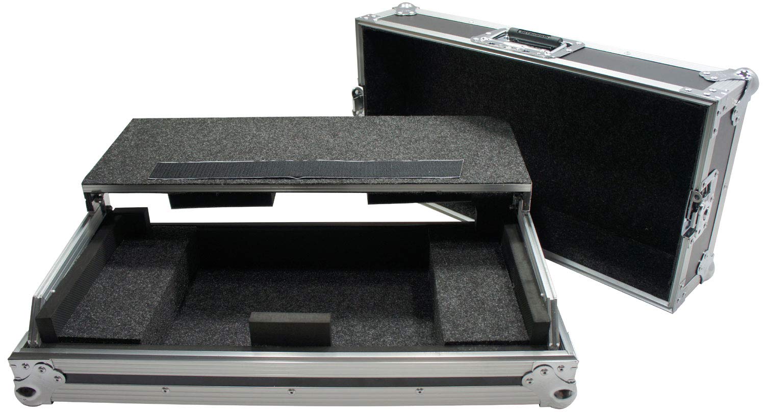 Harmony Audio HCMIXTRACKPRO3LT Flight Glide Laptop Stand DJ Case Compatible with Mixtrack Platinum