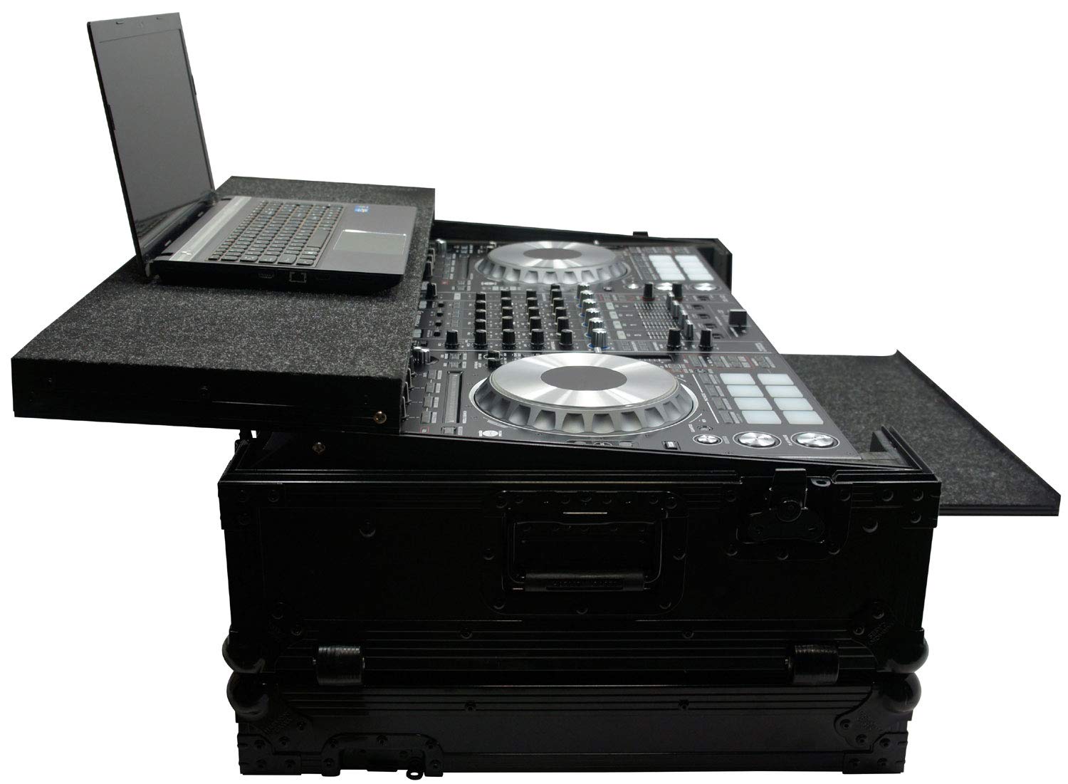 Harmony Audio HCDDJSZLTBKTR Glide Lower & Upper Laptop Stand DJ Case Compatible with Pioneer DDJ-SZ