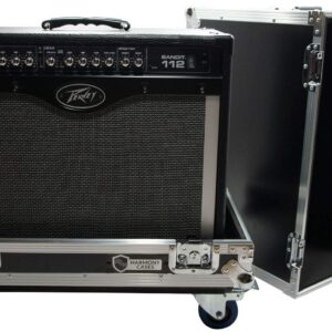 Harmony Audio HCGC12C Universal 1X12 Electric Guitar Combo Amp Rolling Flight Case