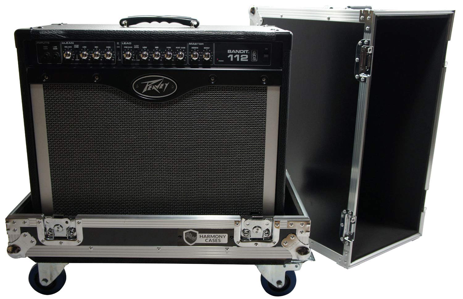 Harmony Audio HCGC12C Universal 1X12 Electric Guitar Combo Amp Rolling Flight Case