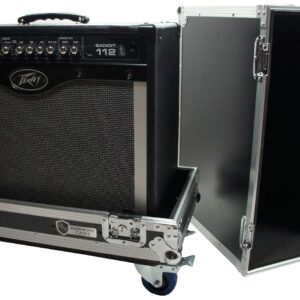 Harmony Audio HCGC12C Universal 1X12 Electric Guitar Combo Amp Rolling Flight Case