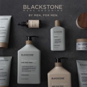 Blackstone Men's Grooming Thickening Fiber Paste Gel for Hair Styling - Adds Volume with Pliable Hold & Matte Finish | Paraben & Cruelty Free | Made in USA, Sandalwood (4 oz)