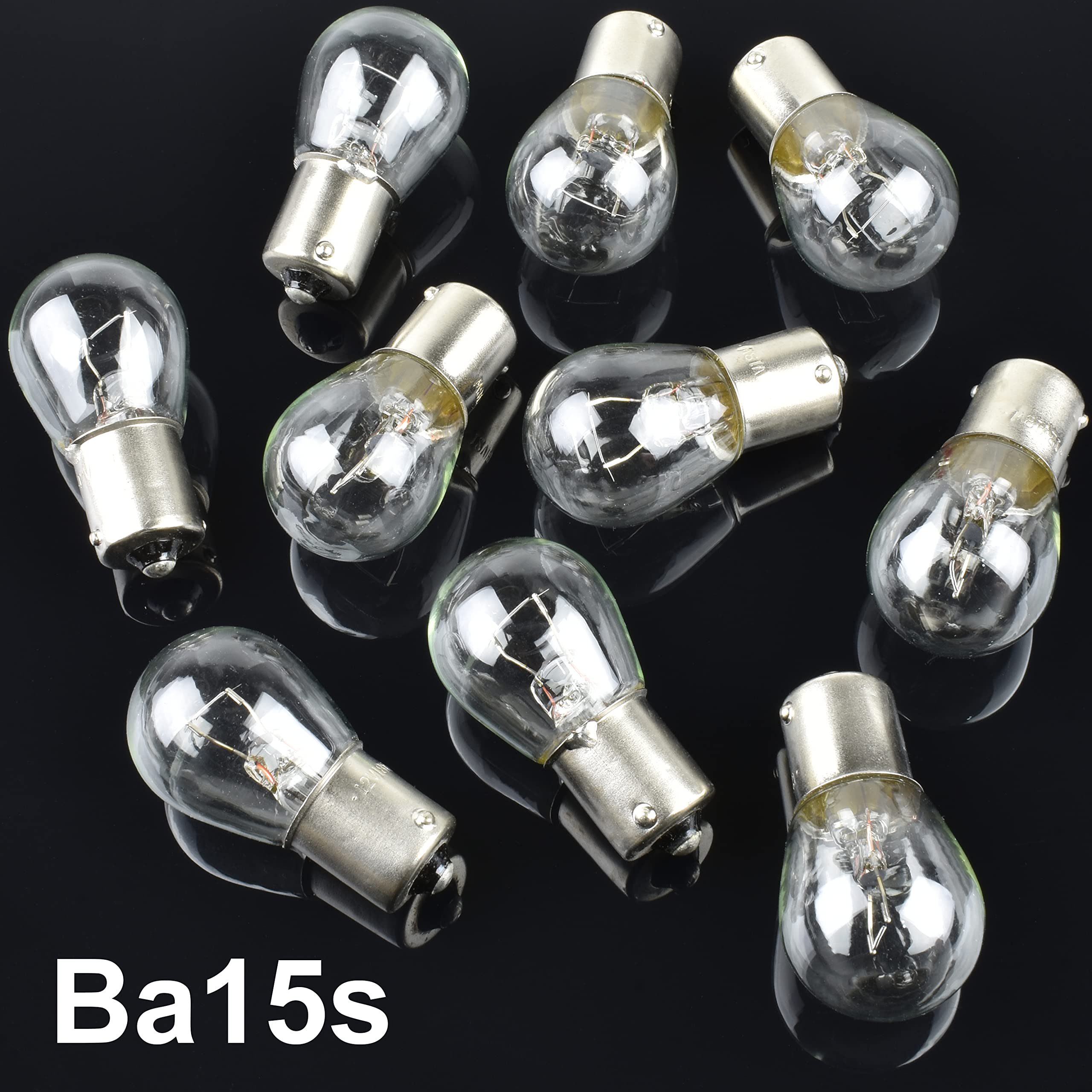 Diximus Pack of 10 Bulbs 1141 S8 Low Voltage Landscape Light Bulbs 12V 18W BA15s Bayonet 18W Lamp