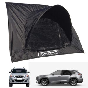 suv tent car camping tent tent works as vent, bug guard and sun screen canopy - great car camping accessory