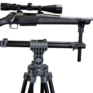 BOG FieldPod Magnum Hunting Rest with Ultra-Stable Dual Frame Construction, Bubble Level, Spiked All-Terrain Feet, Non-Marring Hands-Free Gun Rest, and Tension Knobs for Hunting, Shooting, and Outdoor