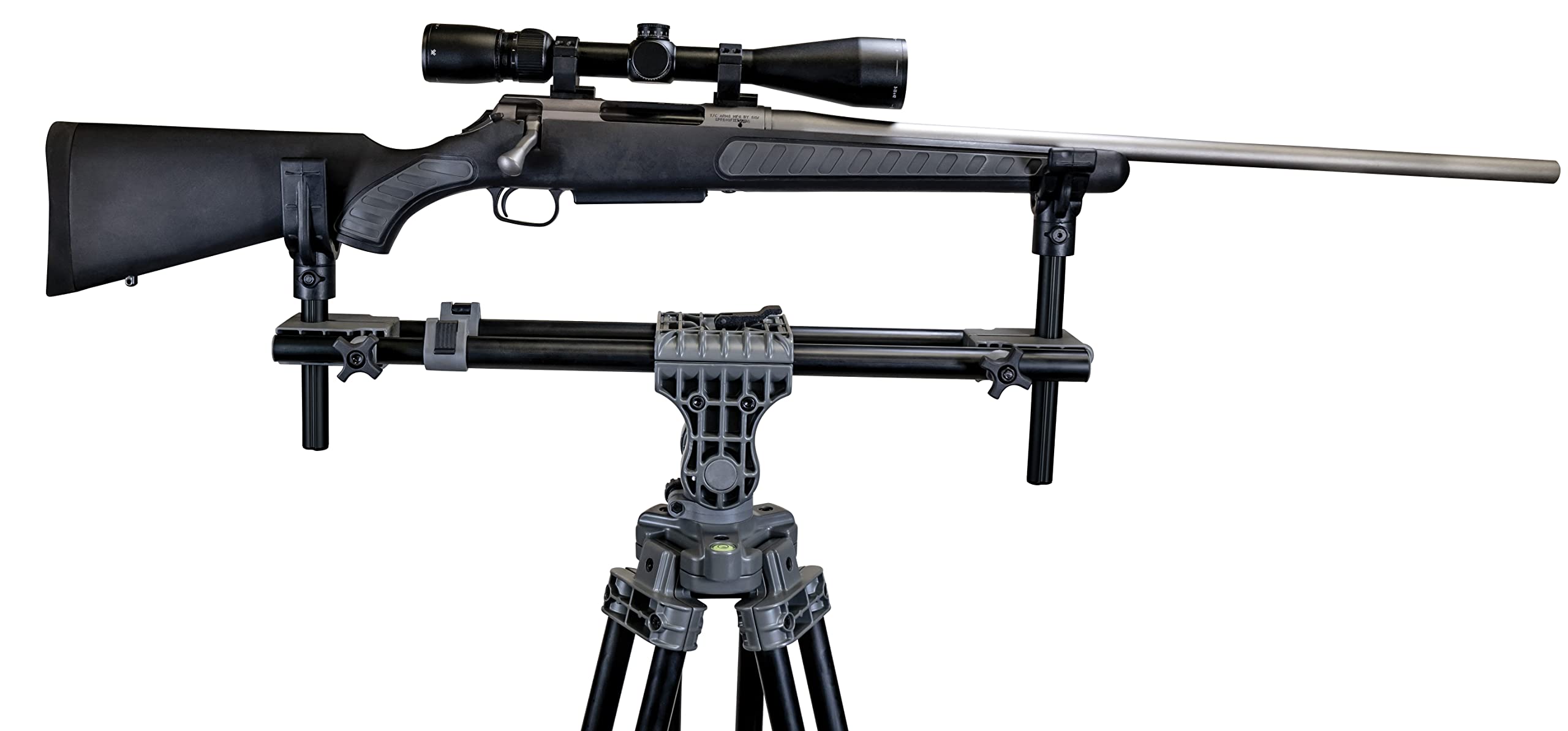 BOG FieldPod Magnum Hunting Rest with Ultra-Stable Dual Frame Construction, Bubble Level, Spiked All-Terrain Feet, Non-Marring Hands-Free Gun Rest, and Tension Knobs for Hunting, Shooting, and Outdoor