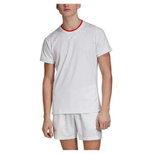 adidas by Stella McCartney Men's Court Tennis Tee, White, X-Large