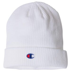 Champion Men's Winter Beanie, White, OS