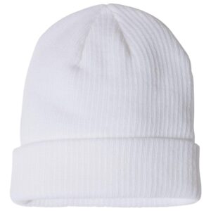 Champion Men's Winter Beanie, White, OS