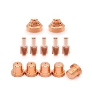 plasma cutting 192051 nozzle tip 192047 electrode 192053 shield cap for miller ice-55c ice-55cm torch 12pcs