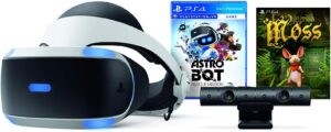 playstation vr - astro bot rescue mission + moss super bundle: playstation vr headset, playstation camera, demo disc 2.0, astro bot rescue mission + moss