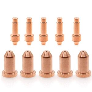 10 pieces plasma cutting xt40 torch consumables electrode 249926 nozzle 40a 249928 tip for miller