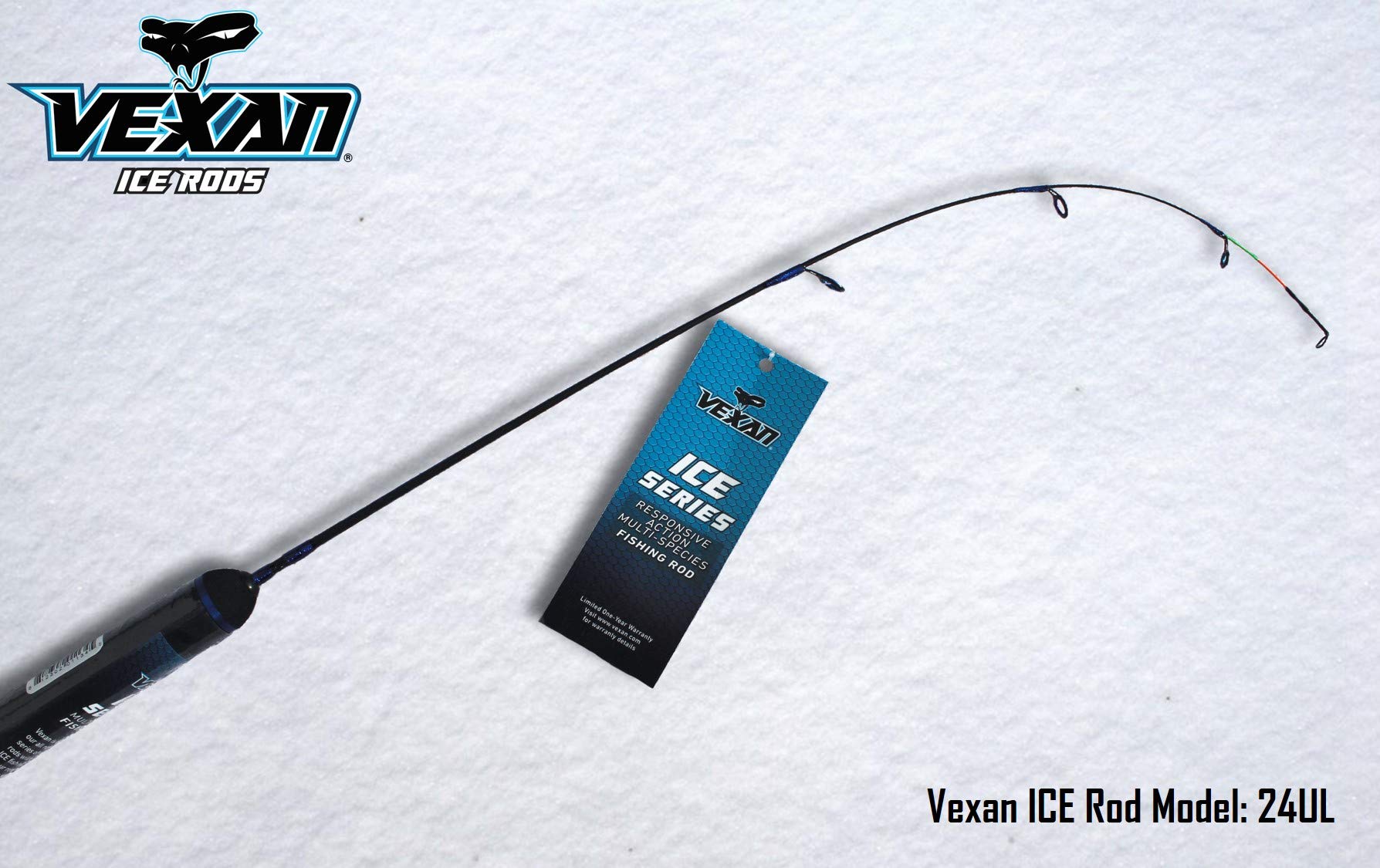 Vexan Ice Light Spinning Rod 24"