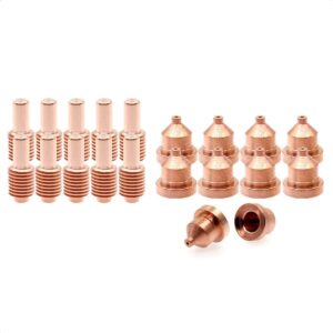 192047 plasma electrode nozzle 204325 standard tip for miller ice-40t / ice-40tm torch kit 20pcs