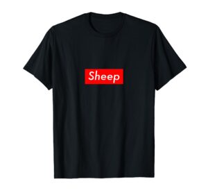 sheep box logo hype t-shirt t-shirt