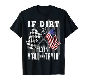 dirt track racing motocross stock car racing t-shirts gift t-shirt