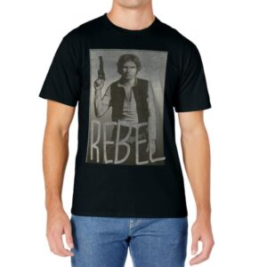 Star Wars Han Solo REBEL Portrait Graphic T-Shirt T-Shirt