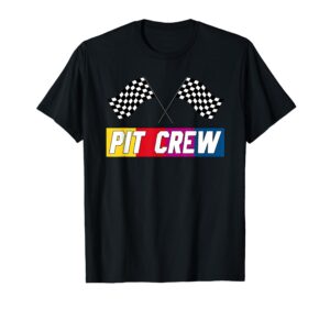 pit crew t shirt for hosting race car parties parents pit