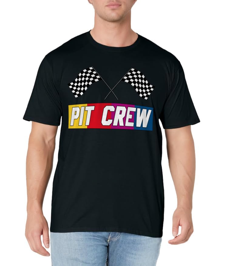 Pit Crew T Shirt for Hosting Race Car Parties Parents Pit