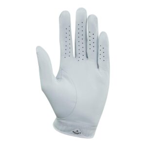 Callaway Golf Tour Authentic Glove (Worn on Left Hand, Standard, XX-Large, White 2019)