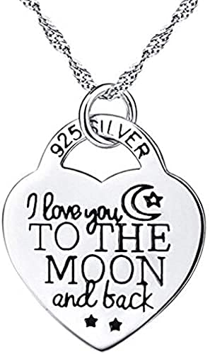 Hithop Silver Color Elegant Heart Pendant Necklace for Women Jewelry Accessories Gift Creative Design