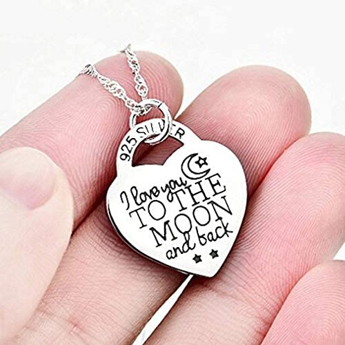 Hithop Silver Color Elegant Heart Pendant Necklace for Women Jewelry Accessories Gift Creative Design