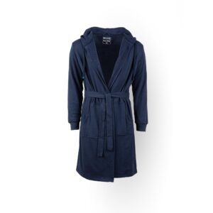 duderobe men's hooded robe | as seen on shark tank! - s/m, navy blue, ultimate comfort and style for men's loungewear