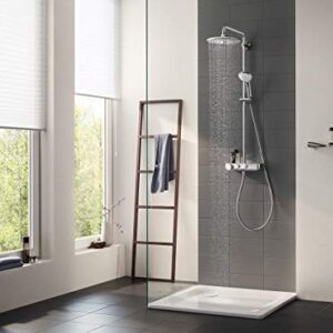 GROHE 26511000 Euphoria SmartControl Mono Shower System with Thermostat for Wall Mount, Starlight Chrome