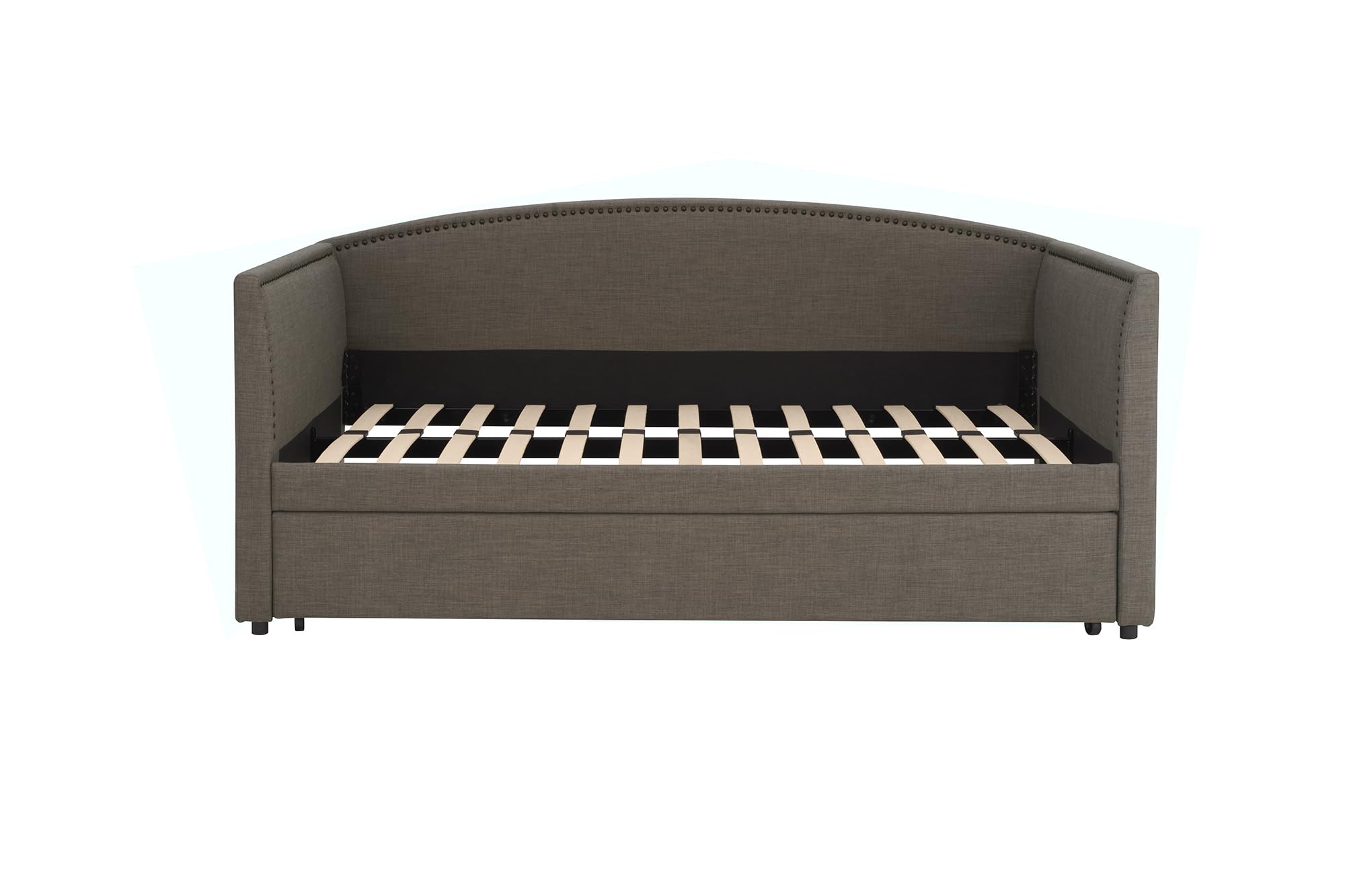 DHP Clara Linen Twin, Grey Daybed, Gray