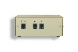 kentek rj45 2 way manual data switch box network i/o ab female port phone internet cat5 cat6 devices