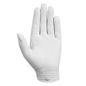 Callaway Golf Dawn Patrol Glove (Worn on Right Hand, White 2019, Large, Standard)