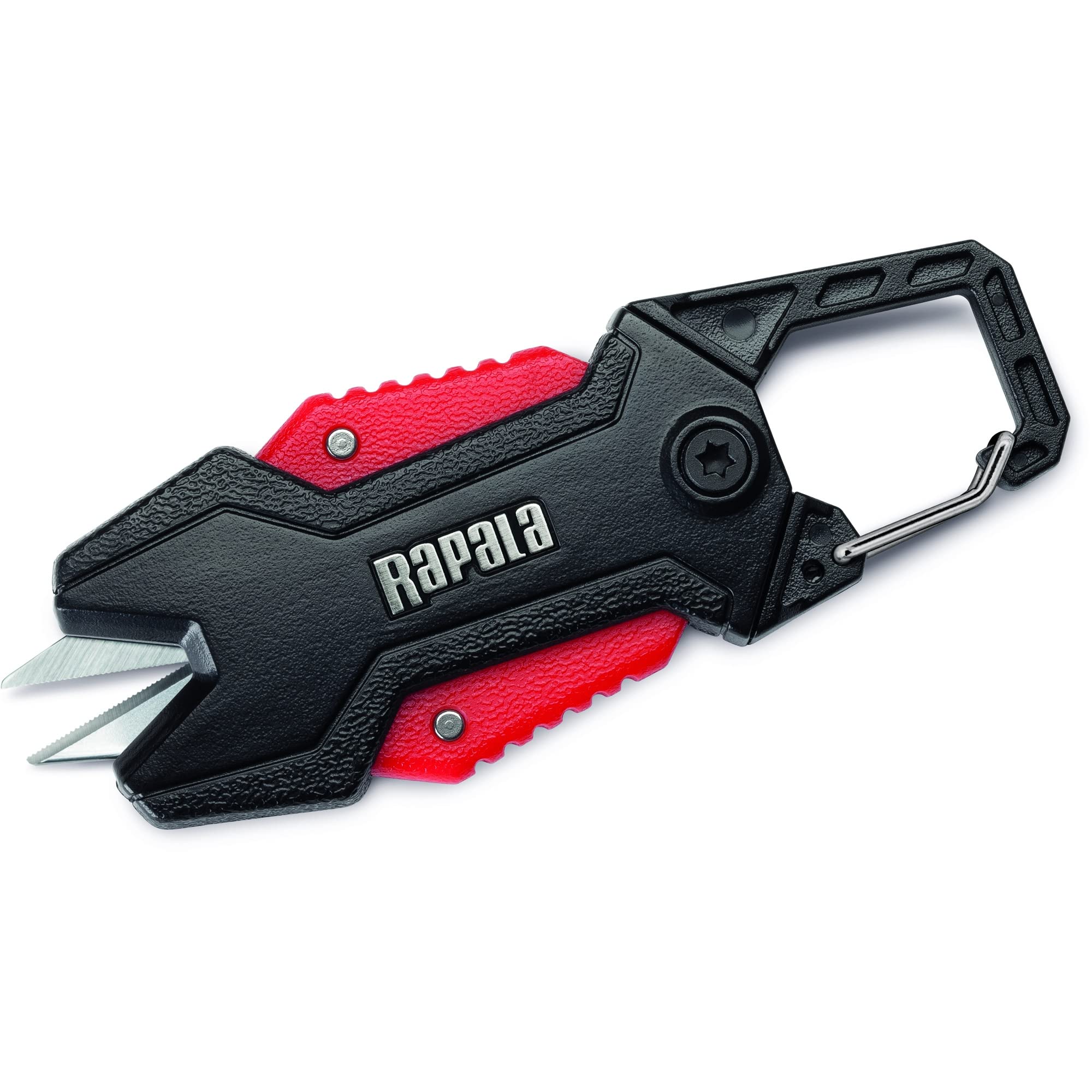 Rapala RCD Retractable Line Scissors, Black/Red