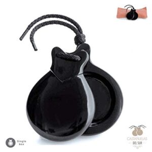 Castañuelas del Sur Flamenco Castanets Black Fiber Amateur (6)