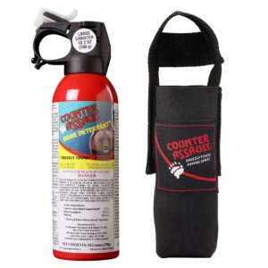 counter assault bear spray with holster - 10.2 oz