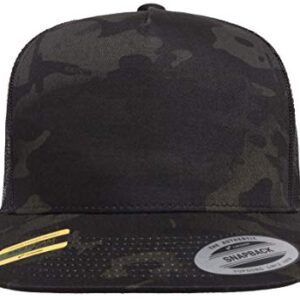 Flexfit Men's one_Size Trucker Cap, Black, Alpha