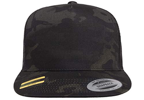 Flexfit Men's one_Size Trucker Cap, Black, Alpha