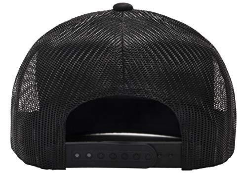 Flexfit Men's one_Size Trucker Cap, Black, Alpha