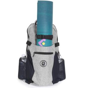 aurorae yoga multi purpose backpack. mat sold separately (dark grey)