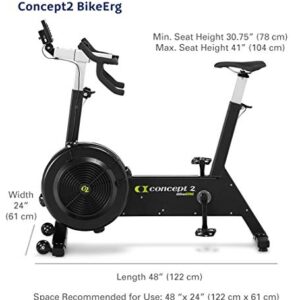 Concept2 BikeErg 2900 Stationary Exercise Bike | PM5 Monitor, Adjustable Air Resistance for Exercise, Conditioning and Strength Training | Commercial and Home Use