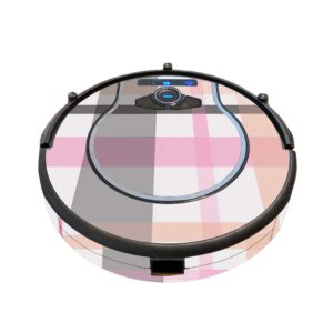 mightyskins skin compatible with shark ion robot 750 vacuum minimal coverage - plaid | protective, durable, and unique vinyl wrap cover | easy to apply, remove, and change styles | made in the usa