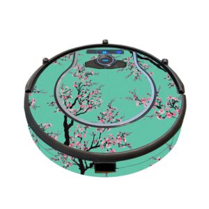 mightyskins skin compatible with shark ion robot 750 vacuum - cherry blossom tree | protective, durable, and unique vinyl decal wrap cover | easy to apply, remove, and change styles | made in the usa